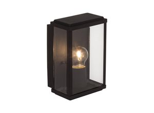 4004353232213 - Lampe Gaia Außenwandleuchte schwarz 1x A60 E27 60W geeignet für Normallampen (nicht enthalten) IP-Schutzart 44 - spritzwassergeschützt - Brilliant