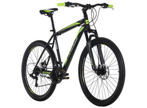 4250547532977 - KS Cycling Mountainbike Hardtail 26 Catappa schwarz-grün RH 46 cm