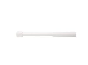 4006956075839 - Federstange Graz Ridder Ø 19 mm ausziehbar ohne Bohren Aluminium für Duschvorhänge Durchmesser 19 mm Länge 110-185 cm weiß