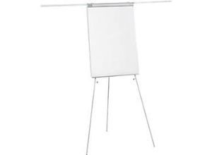 4250510800034 - Pure Flipchart F2100SSI Hochformat höhenverstellbar magnethaftend 2 Seitenarme Ablageschale Dreibeinstativ B 880 x T 880 x H 1200-1880 mm