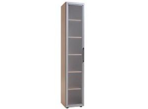 4038933075594 - Geramoebel Speed Office Aktenschrank ABS (Acrylnitril-Butadien-Styrol) Spanplatte 5 Fachböden 400 x 420 x 2160 mm Buche Braun