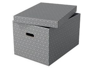 4049793072326 - Aufbewahrungsbox Home 628287 für A3 außen 355x51x305cm Karton grau 4049793072326 3 Stück