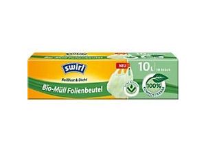 4006508205615 - Bio-Müll-Folienbeutel mit Tragegriff 10 l 10 Stück Mülleimer & Abfallbeutel - Swirl