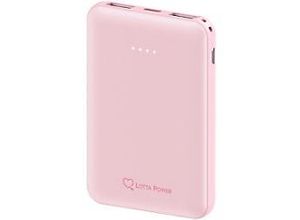 4260458922484 - Lotta Power Zusatzakku Powerbank Rosé 5000 mAh