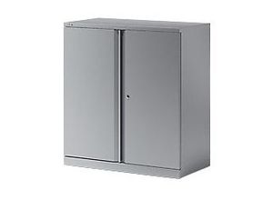 5020073790788 - BISLEY Stahlschrank Essentials YECB09101S355 silber 914 x 470 x 1000 cm aufgebaut