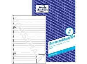 4004182009048 - Durchschreibebuch Papierformat din A5 Anzahl der Durchschläge 1 Durchschlag - Avery Zweckform