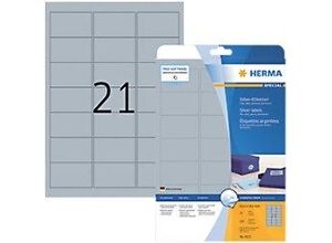 4008705041133 - HERMA Etiketten Folie silber 635x381mm Special A4 LaserCopy VE=525 S