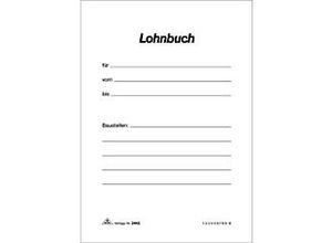 4002871244206 - Taschenlohnbuch für mehrere Arbeiter (Polierbuch) 170x120mm 48 Bla