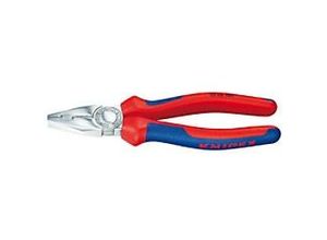 4003773034933 - 03 05 180 Kombizange mit Mehrko-Hülle verchromt 180 mm - Knipex