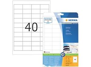 4008705043571 - - Universaletikett premium 485 x 254 mm (b x h) nicht wieder ablösbar Papier weiß 1000 Etik Pack