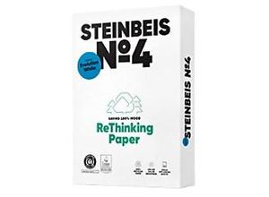 4260074845273 - Steinbeis Evolution No4 DIN A3 Druckerpapier 100% Recycelt 80 g m2 Glatt Weiß 500 Blatt