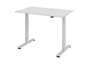 4032062151877 - Schreibtisch Ergonomic Aktiv XMST VXMST12 5 S ergonomisch grau rechteckig 120x80 cm (BxT) elektrisch höhenverstellbar 4032062151