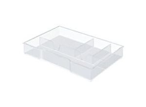 4002432102464 - - Schubladeneinsatz Schubladenboxen Plus wow 245 x 33 x 165 mm (b x h x t) Kunststoff glasklar