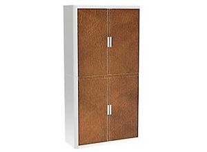 3660141952933 - easyOffice 2M Rollladenschrank 2040x1100x415mm PERSO LEDER