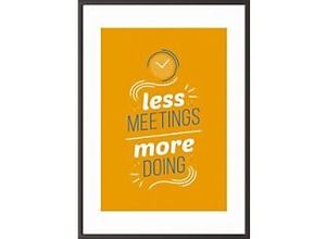 3660141892925 - Paperflow Wandbild Less meetings more doing 210 x 297 mm