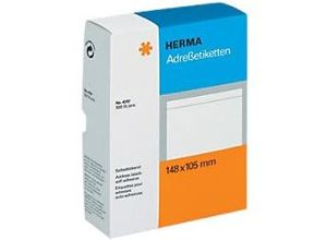 4008705043328 - HERMA Adress-Etiketten Adress-Etiketten 148x105 500St 1480 x 1050 mm weiß