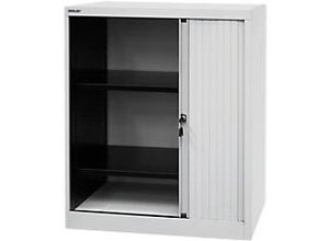 5020073765793 - Aktenschrank EuroTambours? PLUS ET408102SLG445 Kunststoff Stahl abschließbar 25 OH 80 x 103 x 43 cm lichtgrau 5020073765793