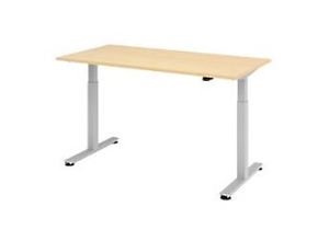 4032062151747 - Schreibtisch Ergonomic Aktiv XMST VXMST16 3 S ergonomisch ahorn rechteckig 160x80 cm (BxT) elektrisch höhenverstellbar 403206215