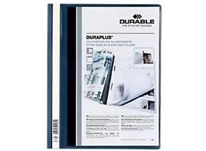 4005546215631 - Schnellhefter DURAPLUS 257907 A4+ dunkelblau Polyvinylchlorid (PVC) Vorderdeckel transparent 4005546215631 25 Stück