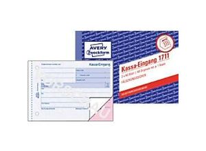 4004182017111 - AVERY Zweckform Kassenbuch 1711 DIN A6 Perforiert N A 40 Blatt