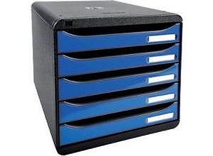 9002493423589 - Schubladenbox BIG-BOX PLUS 3097279D 5Sch gloeisblau 9002493423589 Exacompta