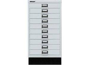 5020073765953 - BISLEY MultiDrawer™ 29er Serie mit Sockel DIN A3 10 Schubladen lichtgrau