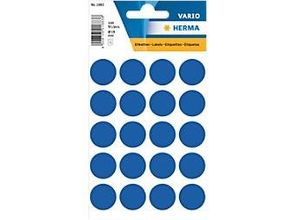 4008705702645 - HERMA ø 19 mm Markierungspunkte Blau 19 x 19 mm 5 Blatt à 20 Etiketten