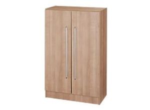 4032062023846 - Matrix Schrank Melaminharzbeschichtete Spanplatte 2 Fachböden 800 x 420 x 1270 mm Walnuss