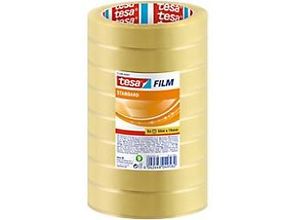 4042448049582 - tesa Verpackungsklebeband tesafilm Standard 57208 Transparent 19 mm (B) x 66 m (L) PP (Polypropylen) Hohe Lautstärke 8 Rollen