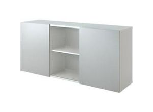 4032062142714 - Sideboard Haziender V1780 W S weiß silber 3 Fachböden 1600 x 420 x 748 cm