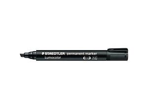 4007817321546 - STAEDTLER Lumocolor Keypoint Keilspitze Permanentmarker Breit Keilspitze 20 - 50 mm Schwarz Nachfüllbar