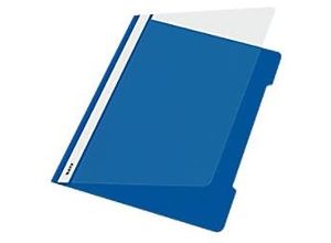 4002432308552 - Schnellhefter 4191 4191-00-35 A4 blau Polyvinylchlorid (PVC) 250g Vorderdeckel transparent 4002432308552 Leitz