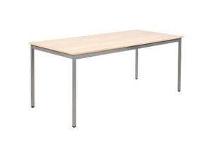 3700245399415 - Rechteckig Konferenztisch Hellbraun Silber Eisen Silber 1800 x 800 x 740 mm