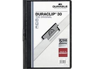 4005546210285 - Liderpapel - Klemmmappe duraclip® 30 din A4 Hartfolie Farbe der Rückseite schwarz Farbe der Klemme schwarz