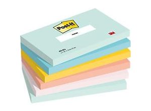 4054596926493 - Post-it Haftnotizen Beachside Colour Collection 127 x 76 mm Farbig sortiert 6 Stück à 100 Blatt