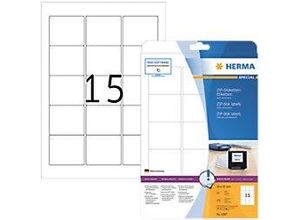 4008705050876 - HERMA ZIP-Disk-Etiketten A4 59x50 mm weiß Papier matt 375 St - Weiß - Abgerundetes Rechteck - Dauerhaft - Papier - Matte - Laser Inkjet