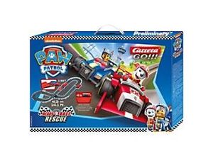 4007486635142 - CARRERA GO!!! - PAW Patrol - Ready Race & Rescue Autorennbahn mit Chase und Marshall Starterpaket mit Sprungschanze