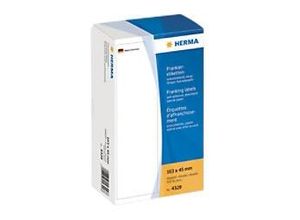 4008705043298 - HERMA Frankieretiketten 4329 Weiß 163 x 45 mm 1 Blatt à 500 Etiketten