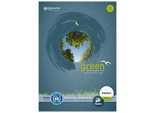 9002244857670 - Ursus Green Notebook DIN A4 Kariert Geheftet Papier Blau Nicht perforiert Recycled 100 Seiten