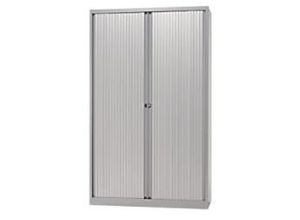 5020073755756 - Aktenschrank EuroTambours? PLUS ET412194SSL855 Kunststoff Stahl abschließbar 5 OH 120 x 198 x 43 cm silber