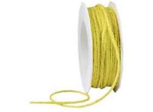 4009236152442 - PRAESENT Kordel Jute 4360225-615 Hellgelb 2 mm x 25 m 2 Stück