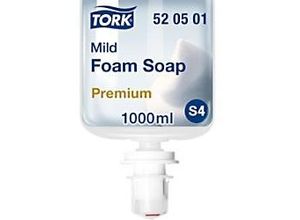 7322540507539 - Tork Schaumseife S4 kompatibel extra mild rückfettend Handseife spendet Feuchtigkeit und regeneriert frischer Duft 1 Karton = 6 Flakons à 1000 ml