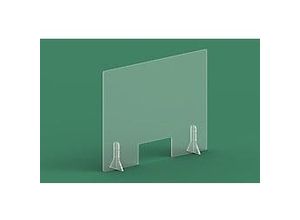 0796376595324 - Hygienschutzscheibe mit Öffnung HxBxT 60x78x117cm transparent