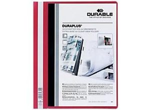 4005546267920 - Schnellhefter Duraplus A4+ überbreit rot PVC Kunststoff kaufmännische Heftung bis 200 Blatt 4005546267920 Durable