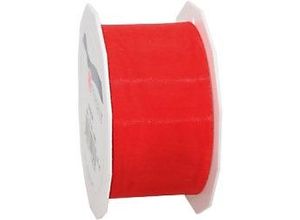 4009236526274 - PRAESENT Organza 6014025-609 Rot 40 mm x 25 m 3 Stück