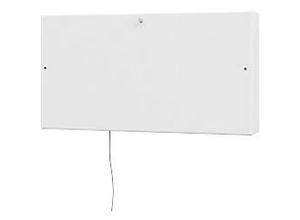 4032062188989 - Wandschreibtisch ideal für das Home Office ausklappbare Tischplatte umfangreiche Innenausstattung B 1200 x T 260 x H 650 mm weiß weiß