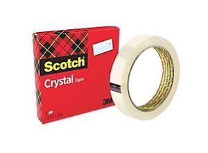 3134375261951 - Scotch Klebefilm Crystal Clear 600 19 mm x 66 m Karton hochtransparent leichtes und geräuschloses Abrollen (C6001966)