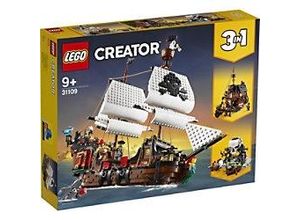 5702016616354 - LEGO Creator 3-in-1 Piratenschiff Bau Spielzeug für Kinder 31109 Bauset Ab 9 Jahre