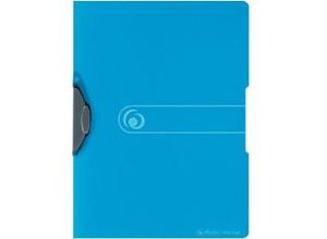 4008110433370 - herlitz Easy Orga To Go Klemmmappe 11206455 DIN A4 Kunstoff 232 (B) x 31 (T) x 1 (H) cm Blau