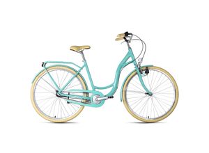 4250547532410 - DaCapo Damenfahrrad 28 Milano türkis 3 Gänge Nabenschaltung